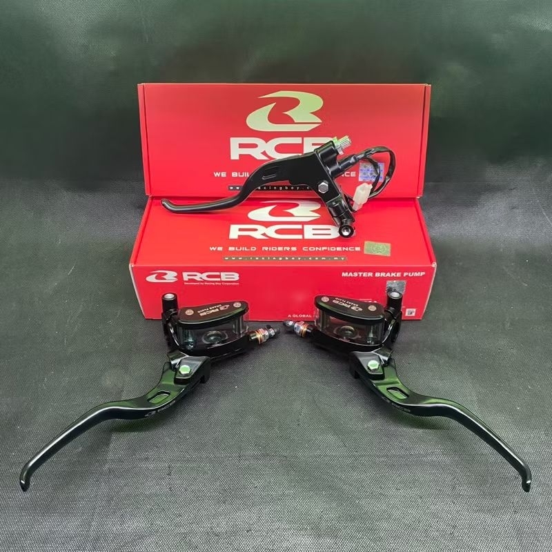 Jual Master Rem Kanan Kiri Master Kopling Rem Belakang Matic Tromol RCB Racing Oval E2 Oval 14mm ...