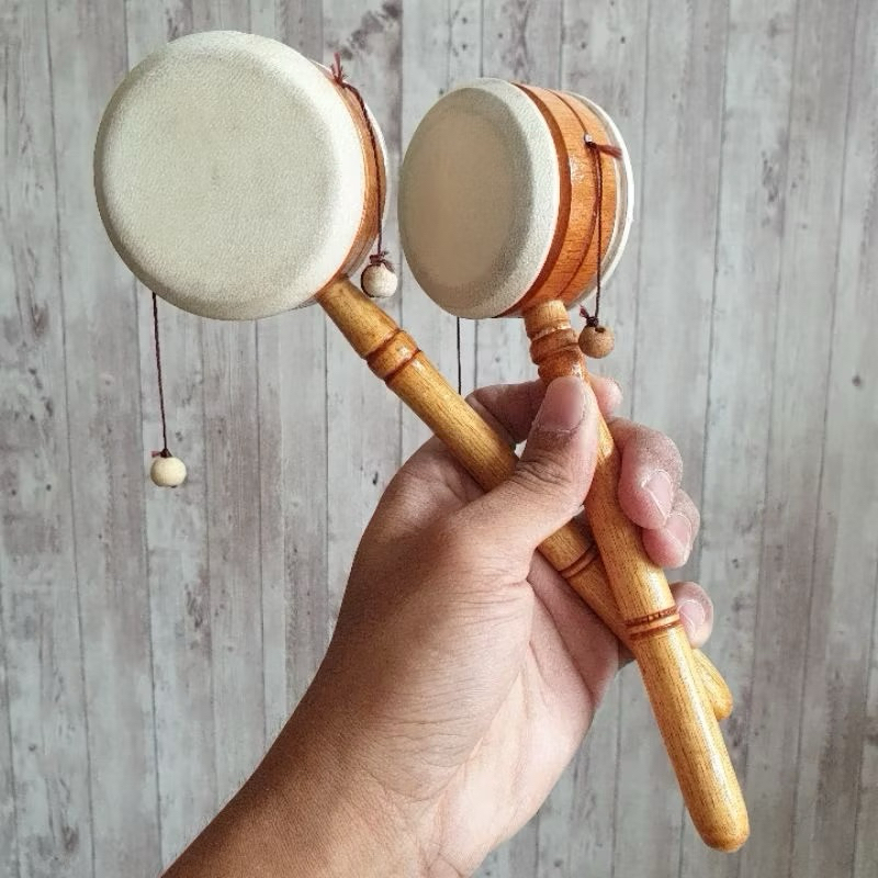 Jual Mainan Anak Tradisional Gendang Stik Kendang Otok Klitikan Ontong Kerajinan Musik Kayu ...