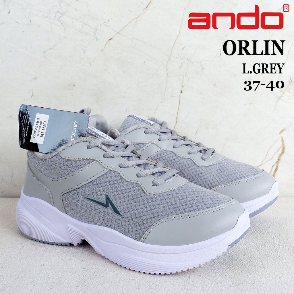 Jual Sepatu Sneakers Wanita ANDO - size 37-40 - EMILIA / DELLI / BRIZZA ...