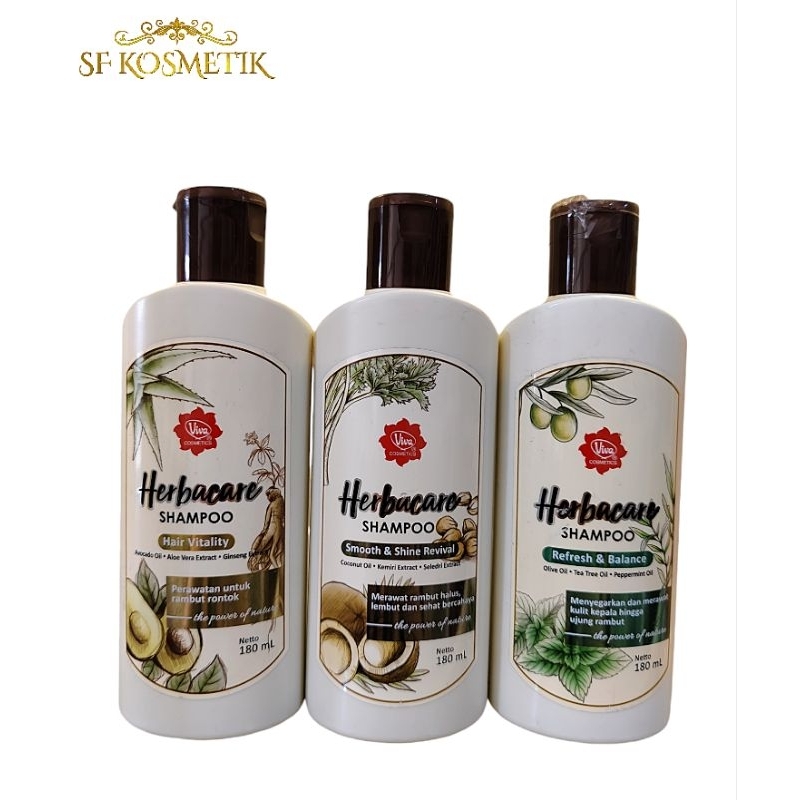 Jual VIVA Herbacare Shampo - 180ml ( Tersedia 3 Varian ) | Shopee Indonesia