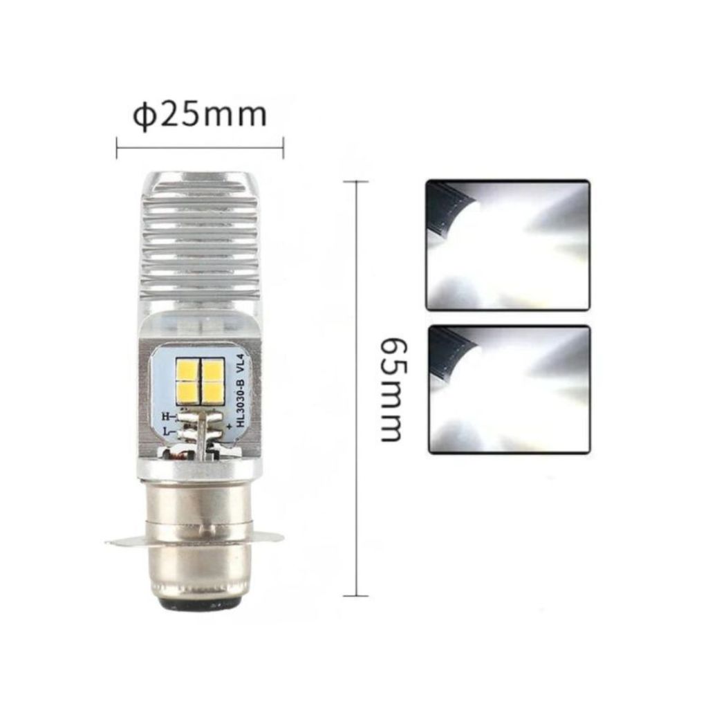 Jual Lampu Utama LED H6 2 Sisi AC DC High Low Motor Bebek Matic ...