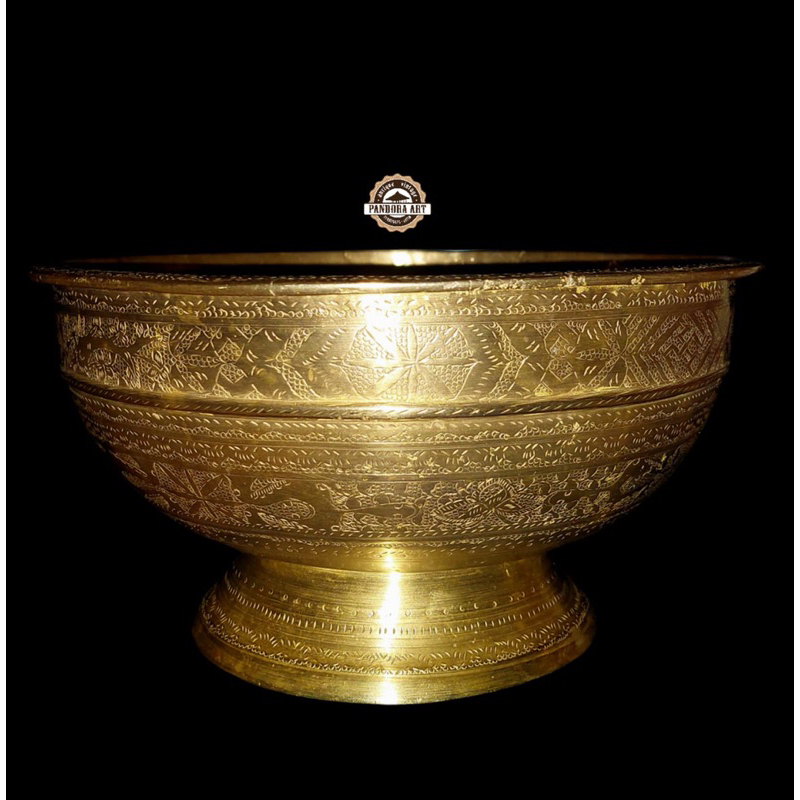 Jual Bokor kuningan ukir KUNO CANTIK ( B692 ) | Shopee Indonesia