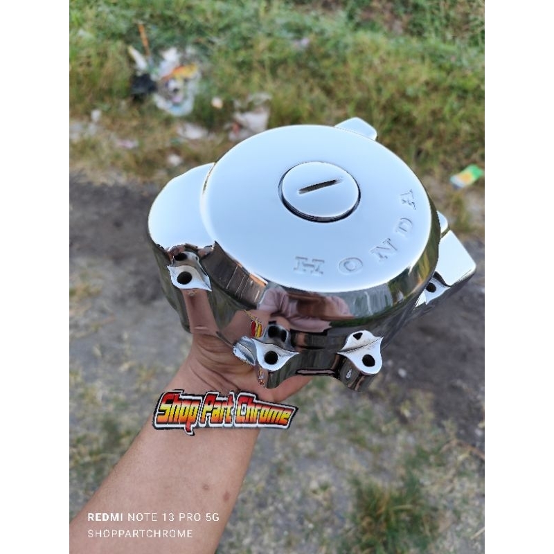 Jual bak/kalter kiri GL MAX/GL PRO NEWTECH HONDA LENGKUNG CROM DETAIL ...