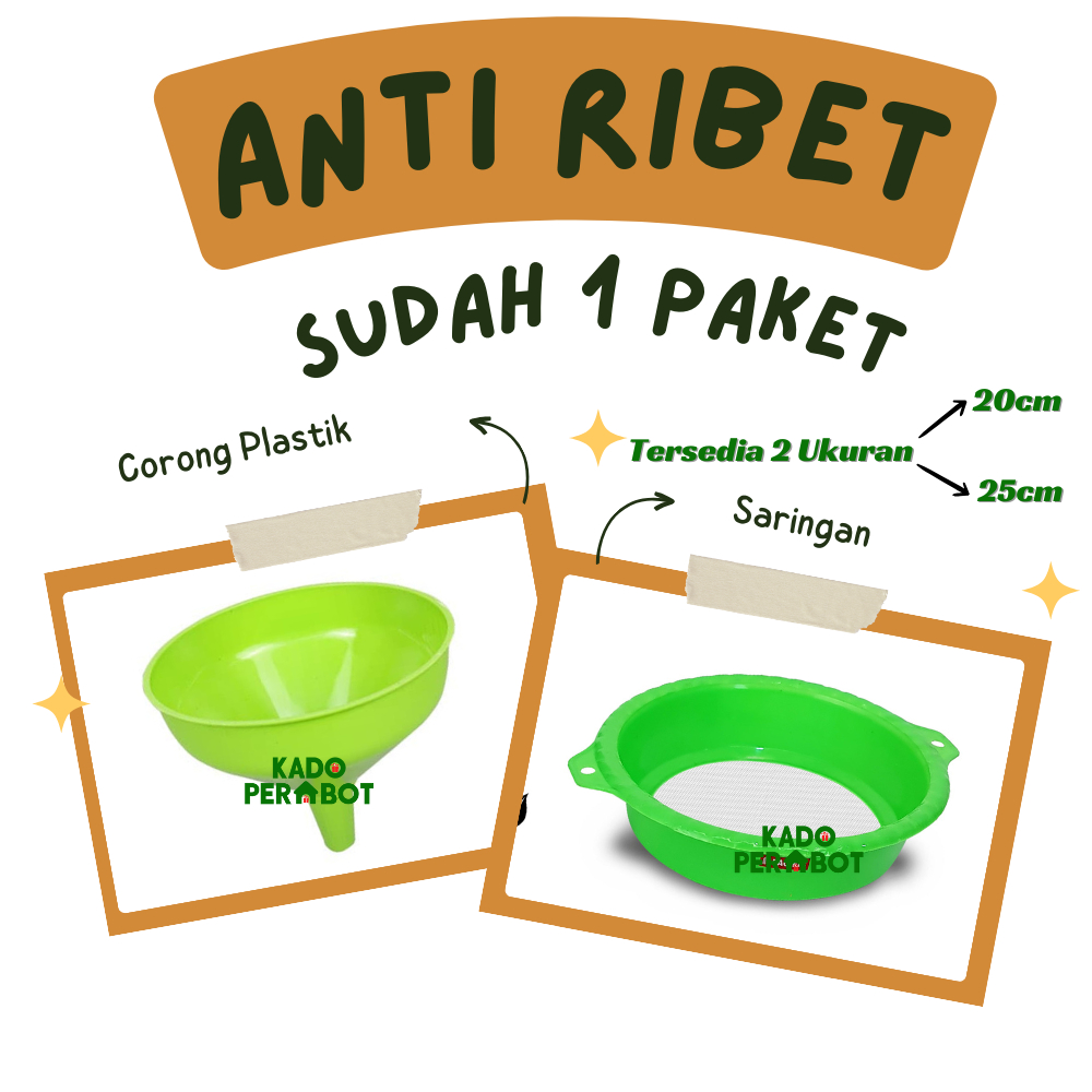 Jual Corong dengan Saringan Paket 1 Set - Corong Bensin - Corong Minyak ...