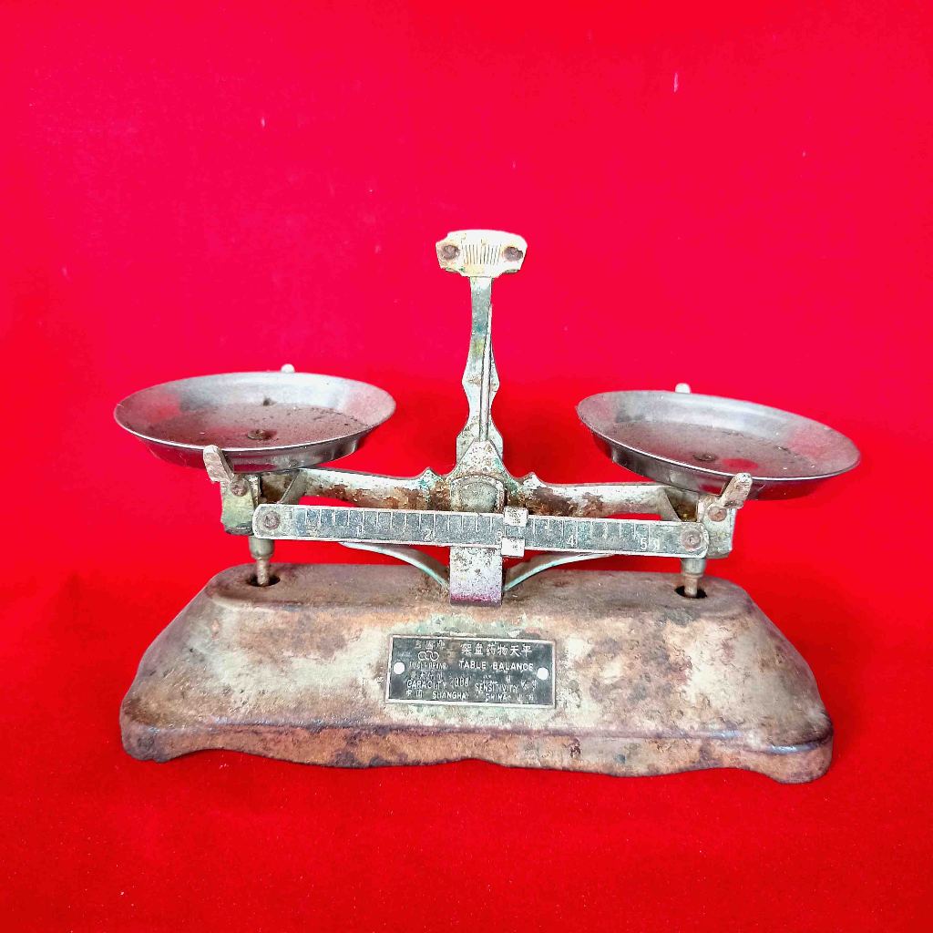 Jual Timbangan Jadul Kuno Model Lawasan Bahan Kuningan | Shopee Indonesia