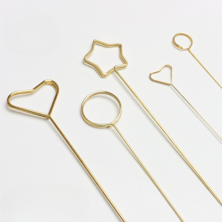 Jual [10PC STICK KARTU BUKET BUNGA BESI] Stick Kartu Ucapan, Stick Card ...