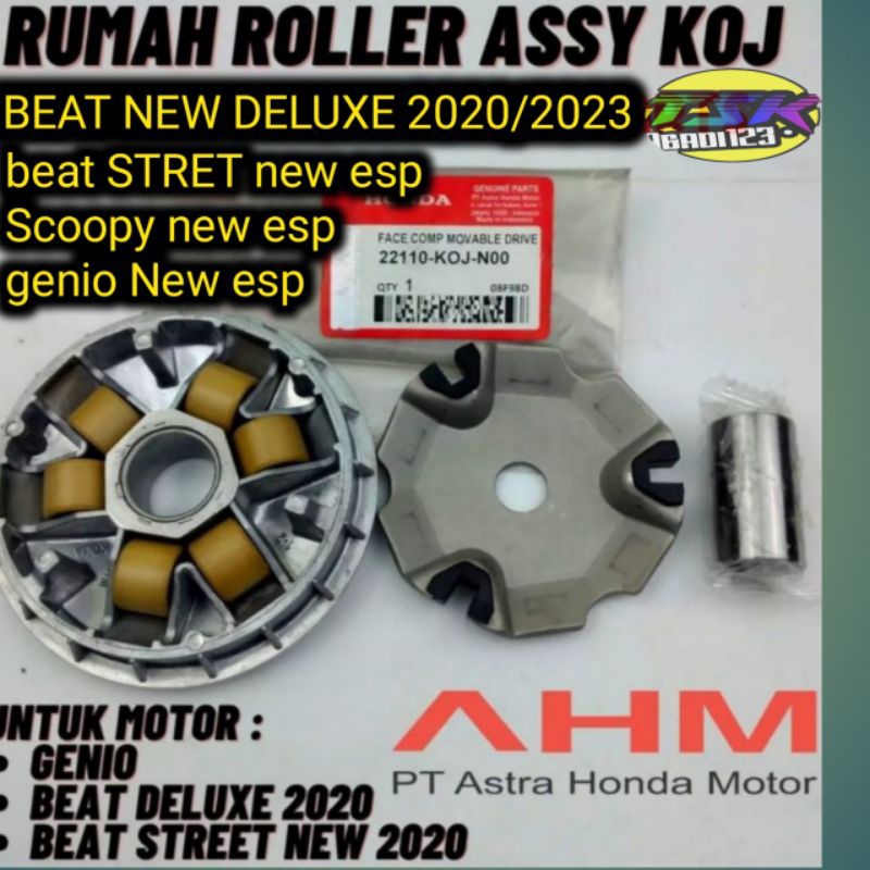 Jual RUMAH ROLLER,ASSY BEAT NEW DELUXE 2020/2023 ORIGINAL, BEAT STREET NEW, SCOOPY ESP NEW,GENIO ...