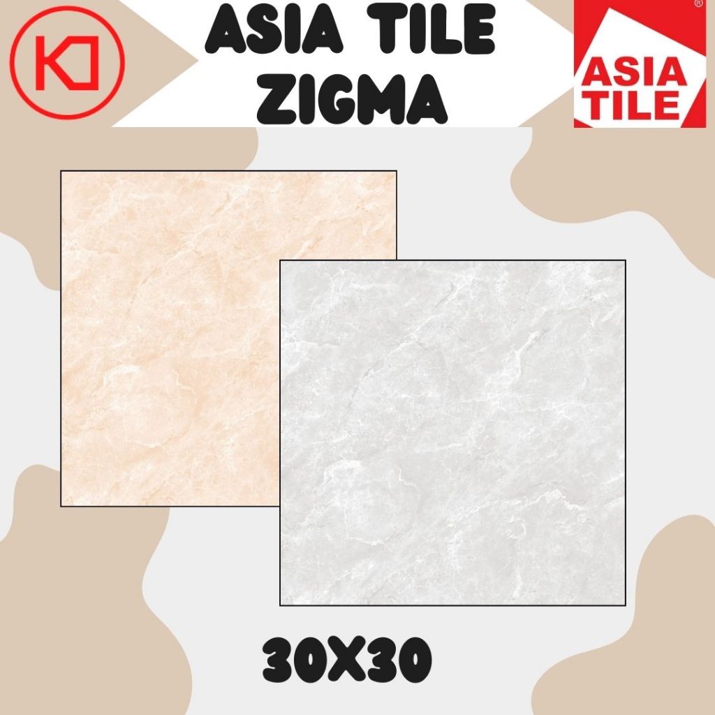 Jual Keramik Lantai Motif Asian Tile Zigma 30x30 | Shopee Indonesia
