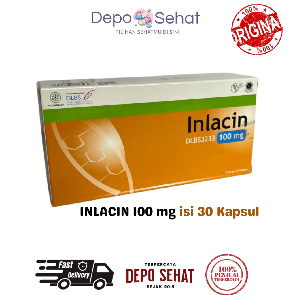 Jual INLACIN 100MG membantu menurunkan kadar gula dengan bahan herbal ...
