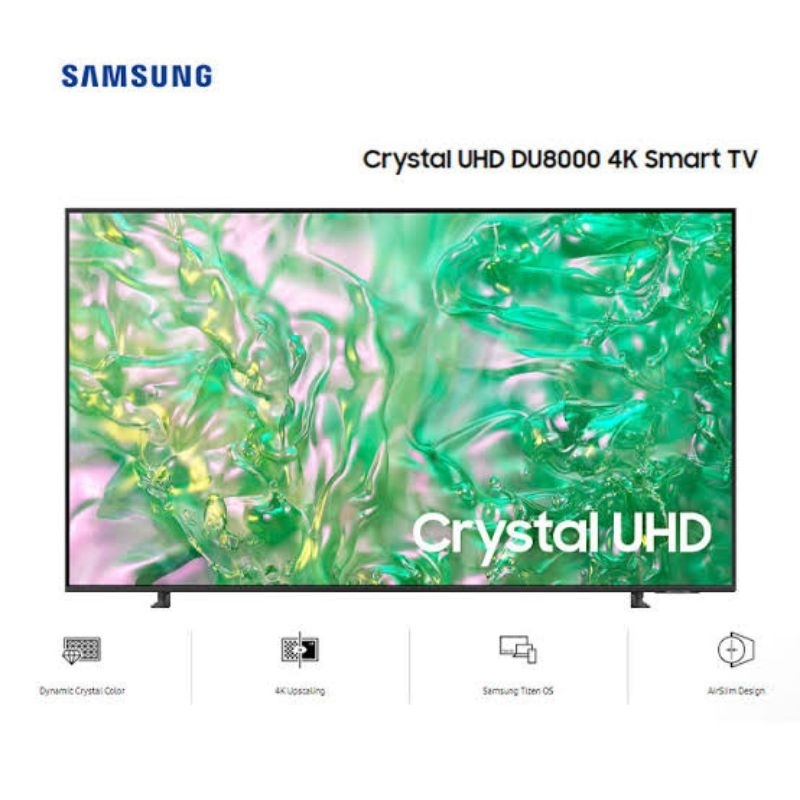 Jual SAMSUNG Smart TV DU8000 43" 50" 55" 65" 75" 85 Inch Crystal Ultra ...