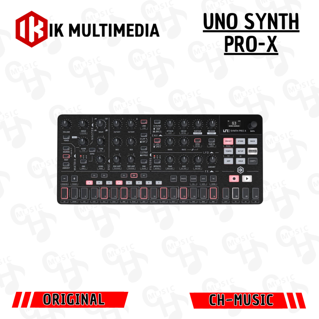 Jual UNO Synth PRO X IK Multimedia Paraphonic Dual Filter Analog Synthesizer | Shopee Indonesia