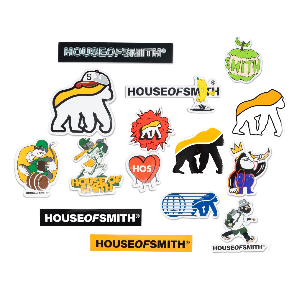 Jual House of Smith Sticker - New Smith Sticker Pack #2 (1 Pack = 15 ...