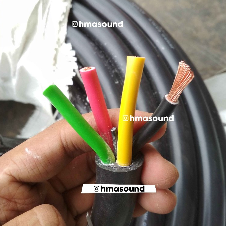 Jual Kabel Listrik Serabut Jembo NYYHY 4x10 4 x 10 mm Ecer / Meteran | Shopee Indonesia
