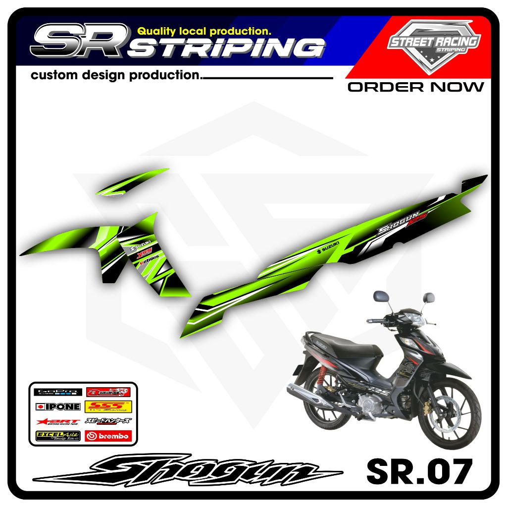 Jual Striping Shogun SP 125 Robot - Sticker Lis Variasi Motor Shogun SP ...