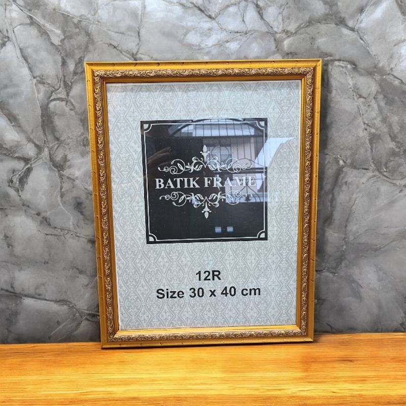 Jual Bingkai/frame/pigura foto 30x40cm/16R/A3 motif ukiiran/minimalis ...