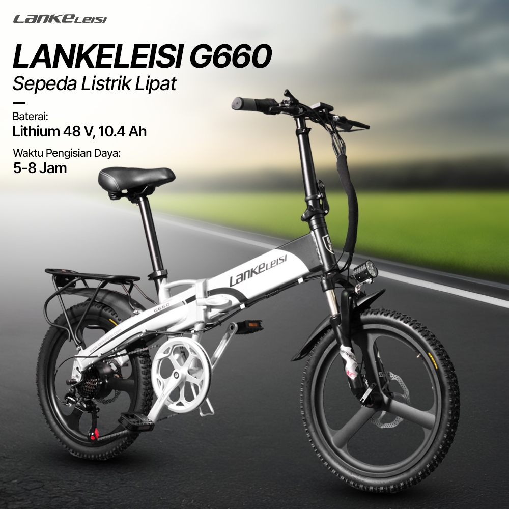 Jual Sepeda Elektrik Sepeda Listrik Lipat Folding E-Bike Smart Moped ...