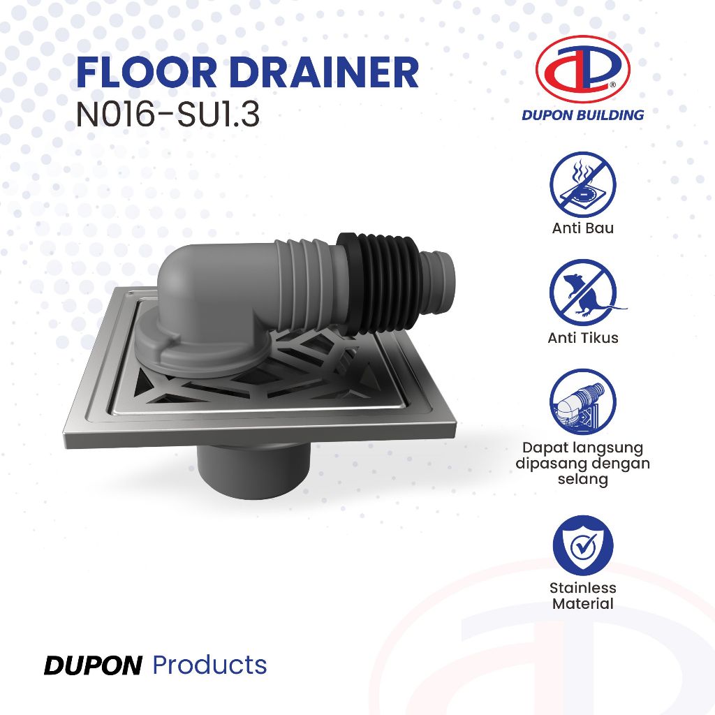 Jual DUPON Floor Drain Saringan Got Mesin Cuci 1 SET N016-SU1.3 ...