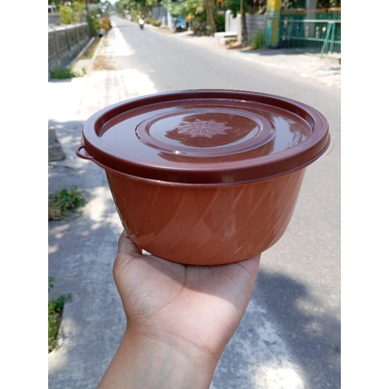 Jual wadah tutup / sealpack bulat / toples bulat kecil / wadah tutup ...