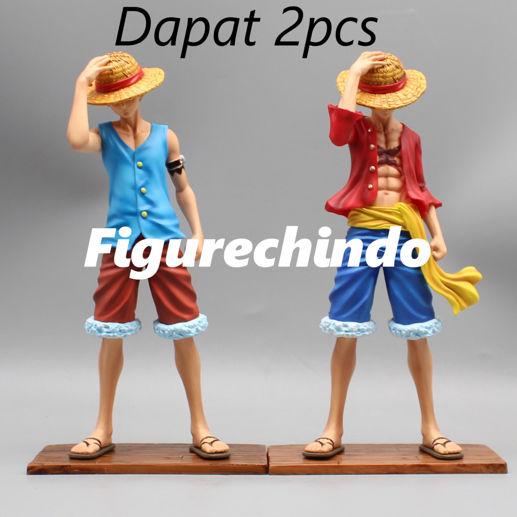 Jual [ Foto Asli ] Statue One Piece [ JT Studio ] Luffy Before dan After 1set | Shopee Indonesia
