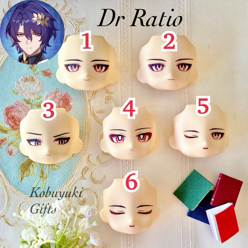 Jual Dr Ratio Nendoroid Faceplate fanmade custom star rail doctor ratio ...
