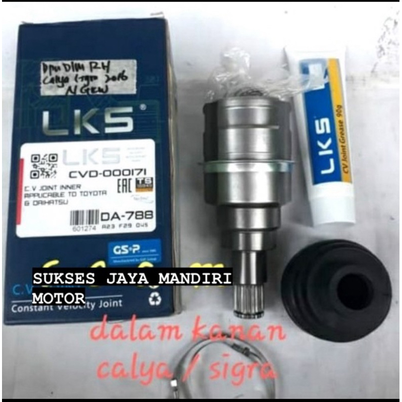 Jual CV JOINT DALAM KANAN AS RODA DALAM KANAN DAIHATSU SIGRA TOYOTA CALYA ORIGINAL LKS | Shopee ...