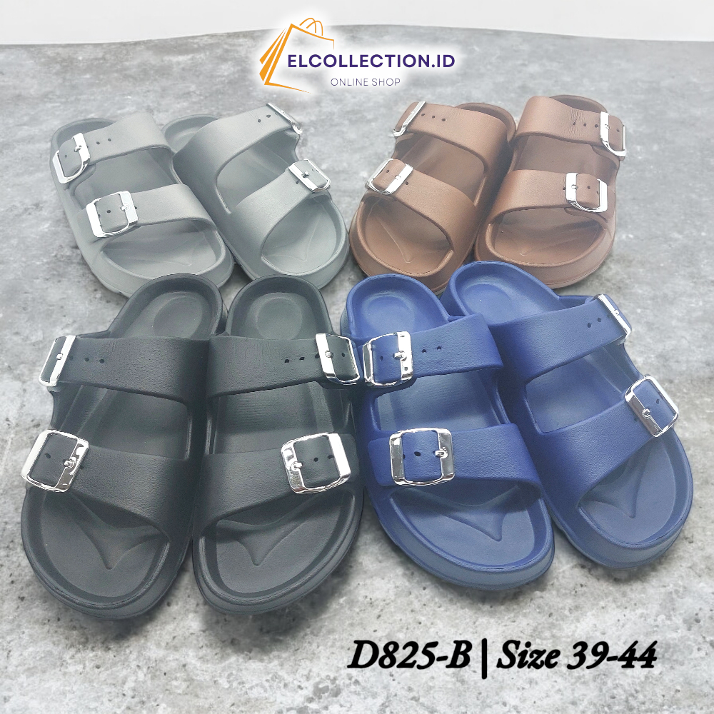 Jual D825-B | Sandal Pria model Ban Dua | Sendal EVA Ruber Laki-Laki ...