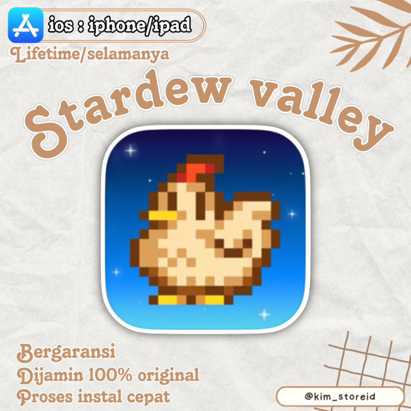 Jual Stardew Valley iOS Lifetime Selamanya - (ORIGINAL) | Shopee Indonesia