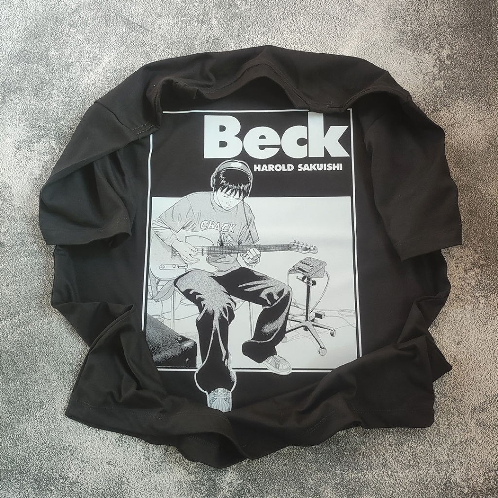 Jual Kaos Band BECK Mongolian Chop Squad Oversized T-shirt Anime ...