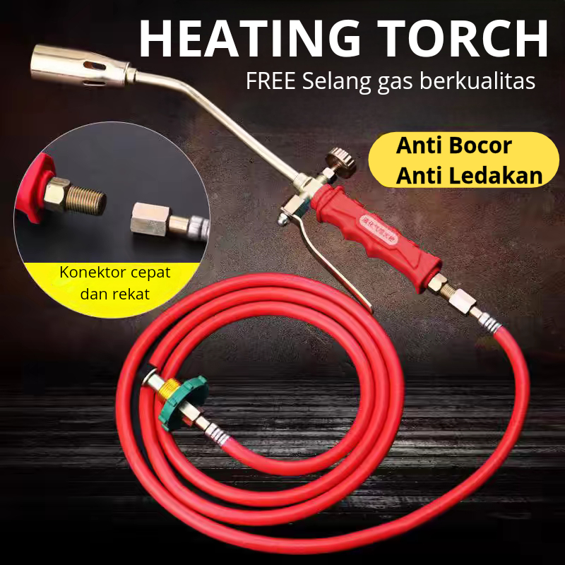 Jual Alat Bakar Heating Torch Gas LPG With 1.2 M selang gas blender ...
