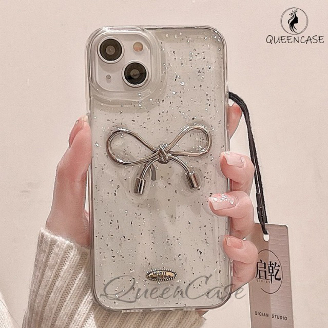 Jual ON TRENDING!!! CASE IPHONE RIBBON COQUETTE CLEAR RIBBON FOR 11 12 ...