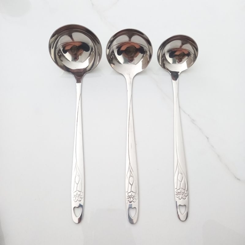 Jual Sendok Sup Kuah Stainless Steel / Soup Ladle, Sendok Sop Hot Pot 3 ...