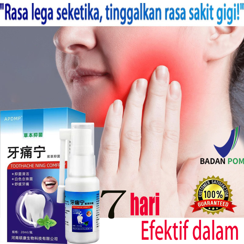 Jual Gigi Bengkak Semprotan Pereda Nyeri Sakit Gigi 20ml Obat Sakit ...