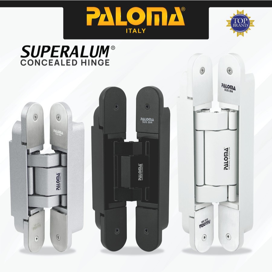 Jual PALOMA Engsel Tanam Invisible Concealed Hinge Pintu Jendela IHP 81 ...
