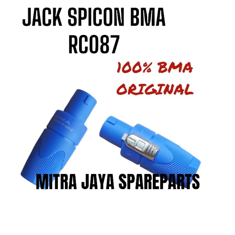 Jual JACK SPICON BMA RC087 ASLI JAK JEK BMA JAG PLUG BMA SPEAKON BMA ...
