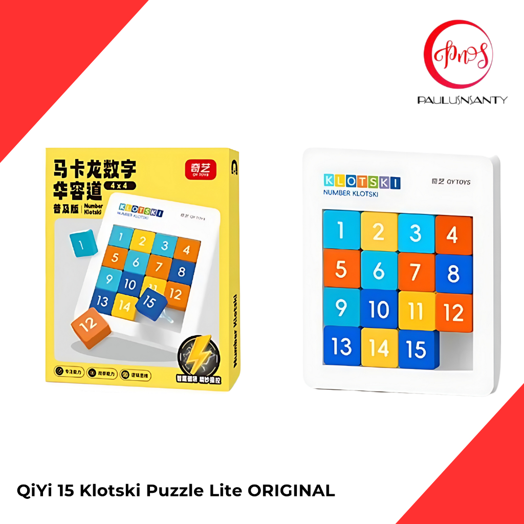 Jual Qiyi 15 Klotski Puzzle Lite Rainbow 15 Puzzle ORIGINAL | Shopee Indonesia
