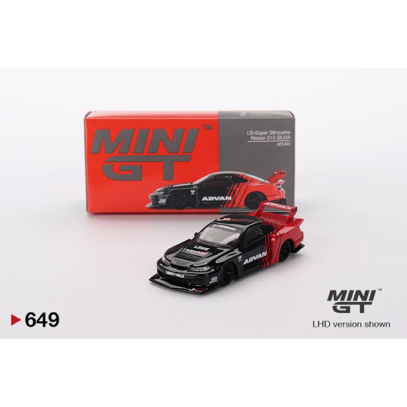Jual Mini GT 649 LB Super Silhouette Nissan Silvia S15 ADVAN - Box ...