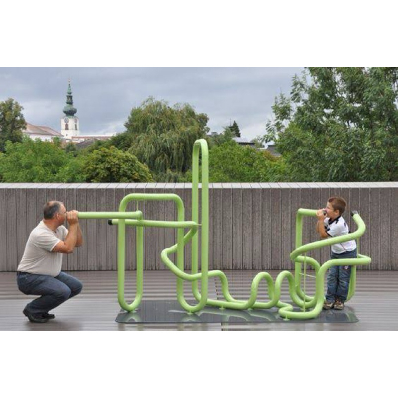 Jual SUPER JUMBO MEGAPHONE PLAYGROUND TALK TUBE MICROPHONE PIPA BESI SUARA ARENA BERMAIN ...