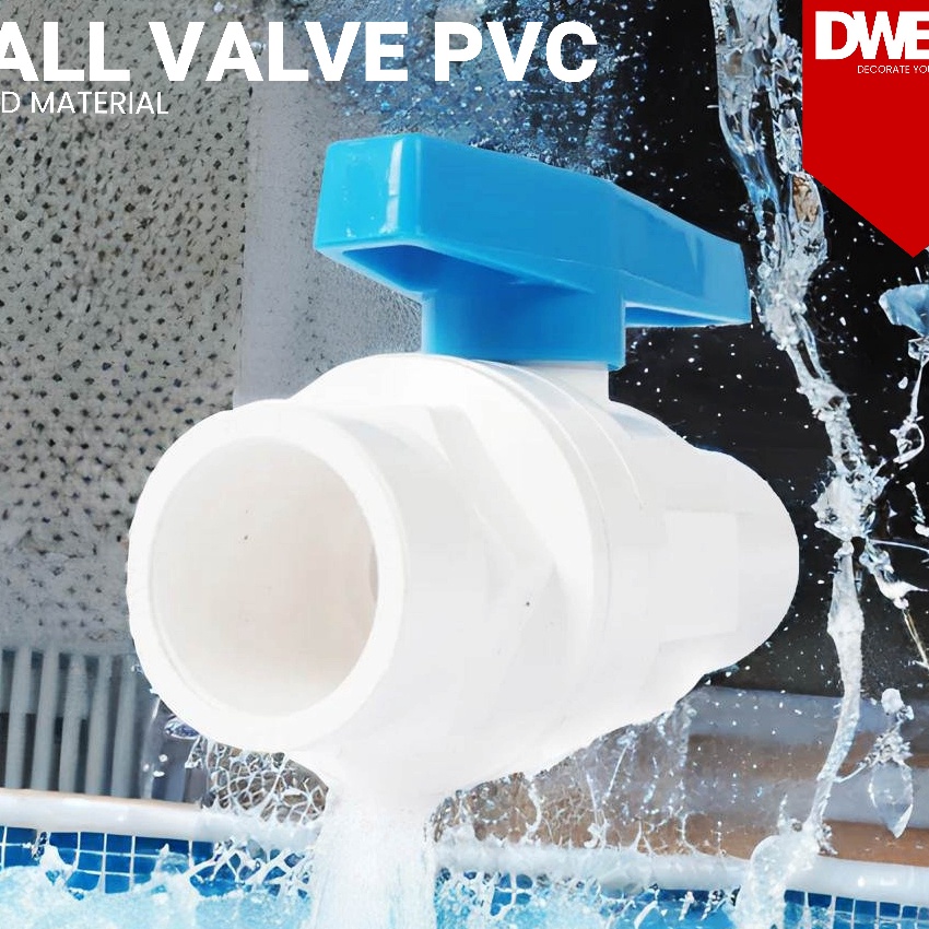 Jual KF7 Ball Valve Stop Kran Air Sambung Pipa Toren PVC Tebal | Shopee ...