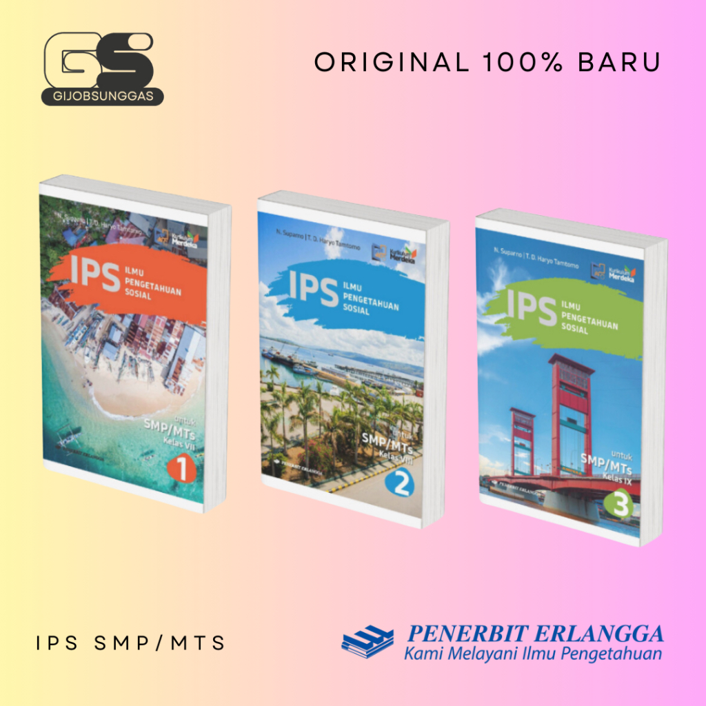 Jual Ilmu Pengetahuan Sosial (IPS) SMP/MTS Kelas 7 8 9 Kurikulum Merdeka - Erlangga | Shopee ...