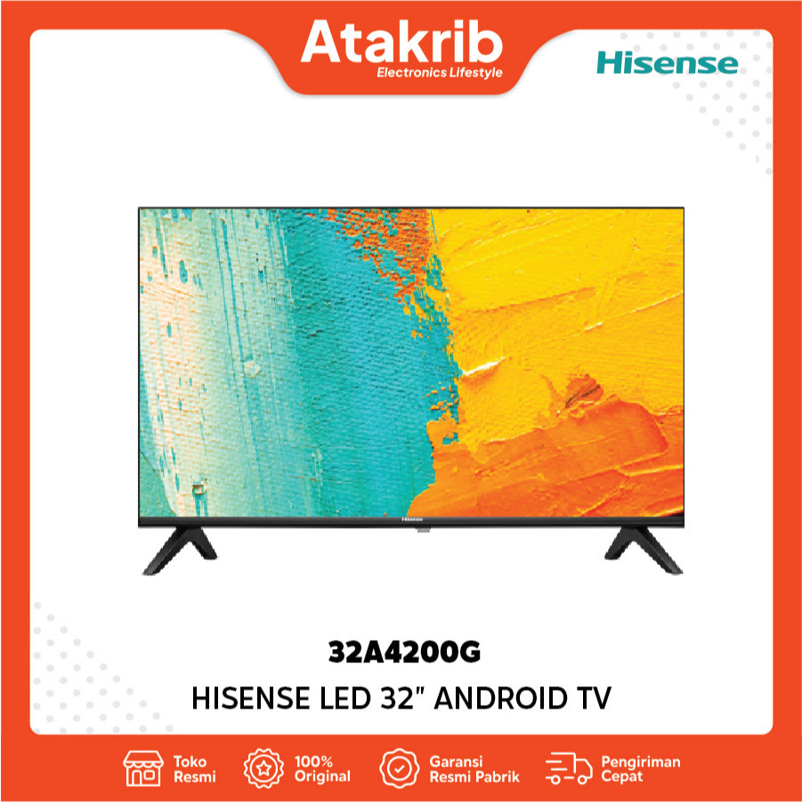 Jual HISENSE LED 32 32A4200G ANDROID TV | Shopee Indonesia