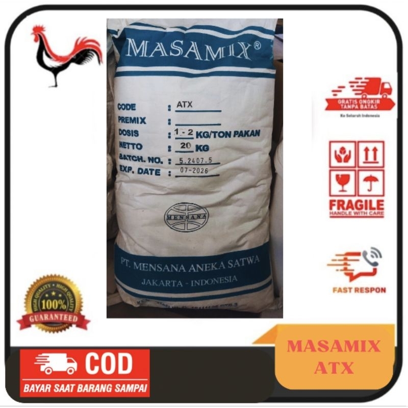 Jual MASAMIX ATX ( 1 Kg ) PT MENSANA Premix Toxin Binder Freetox Obat ...