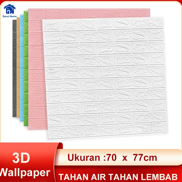 Jual Get Sale Wallpaper 3D Foam Dining Sticker 7 x 77 cm Dinding 3D ...