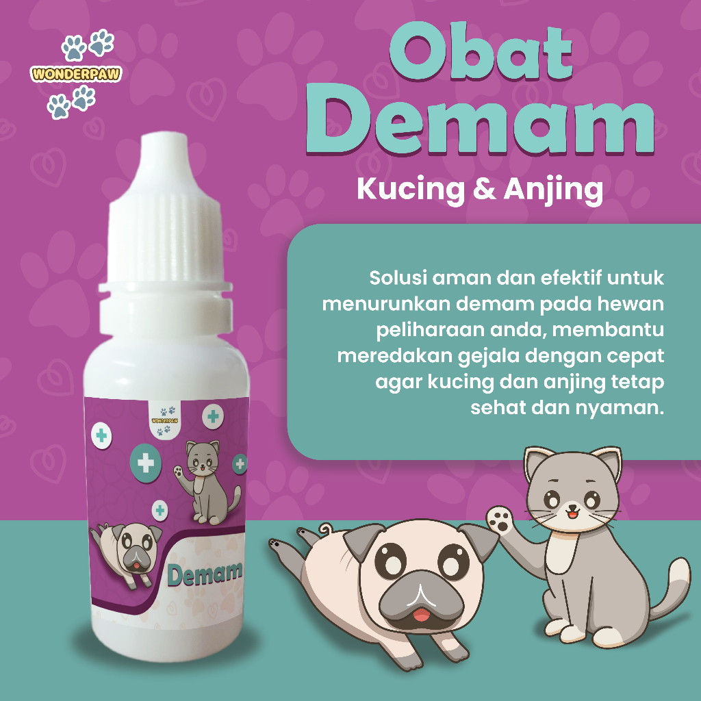 Jual Wonderpaw Obat Penurun Demam Anabul Kucing Anjing | Shopee Indonesia