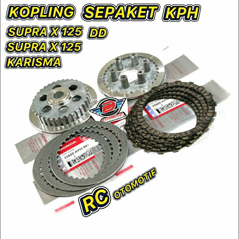 Jual RUMAH KOPLING KAKI 4 SET+KAMPAS KOP, PLAT GESEK KARISMA, SUPRAX125 2004-2012 KPH | Shopee ...