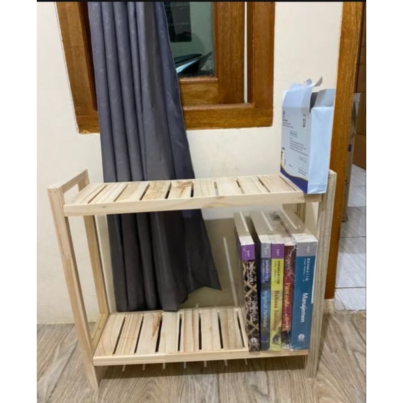 Jual rak tingkat 2/rak dapur/ rak estetik/rak 20x50 | Shopee Indonesia