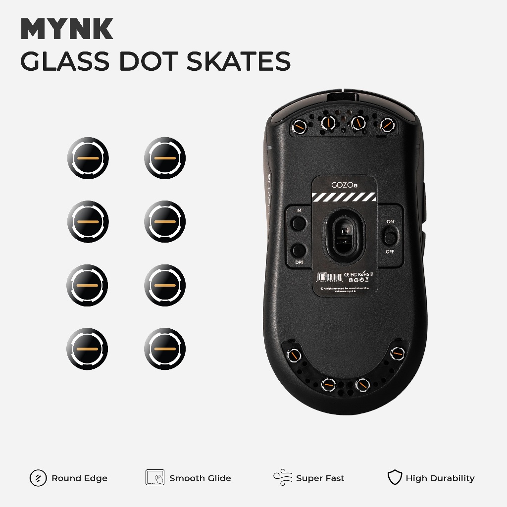 Jual MYNK Dot Skates / Glass Feet / Superglide for Universal Gaming ...