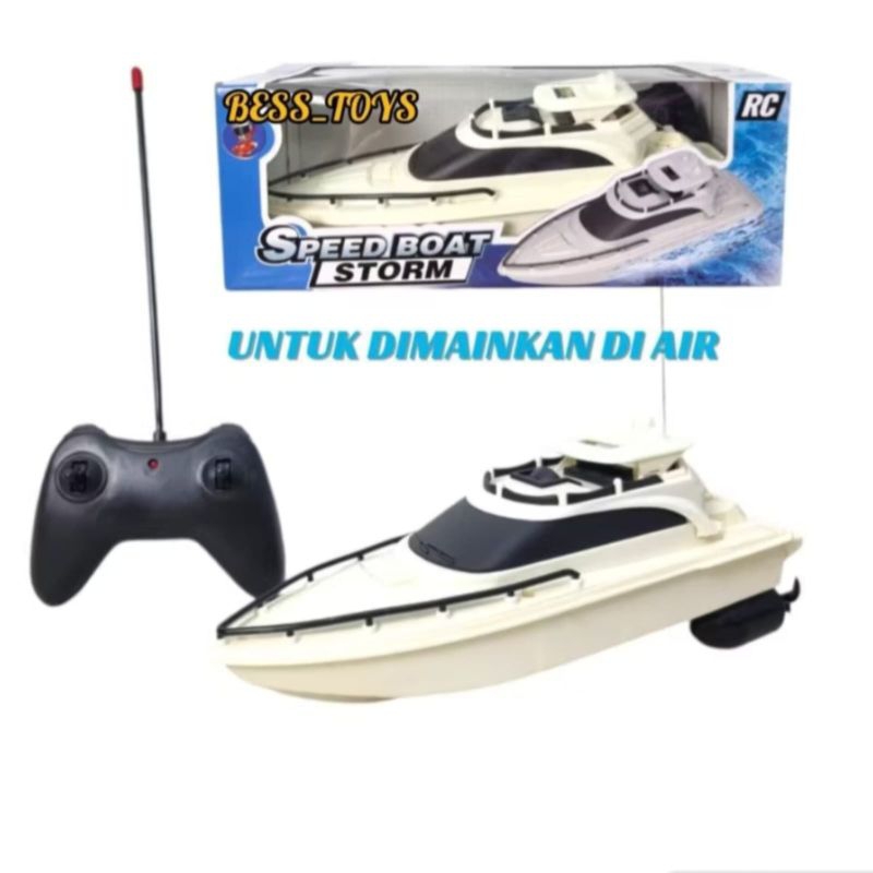 Jual Mainan Kapal Air Remote Control 0036-6 Speed Boat Storm Mainan ...