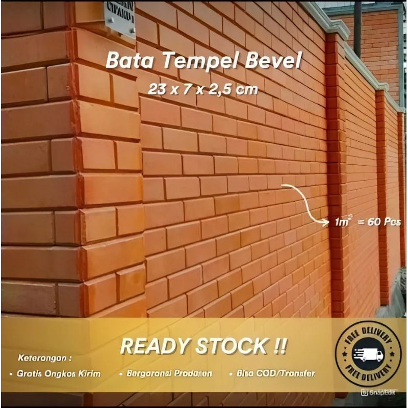 Jual Bata Tempel Bevel | Bata Tempel Natural | Bata Tempel Beton ...