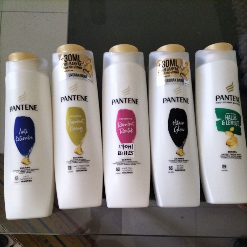 Jual PANTENE SHAMPO BOTOL:160ML;anti ketombe,rambut rontok,hitam glow ...