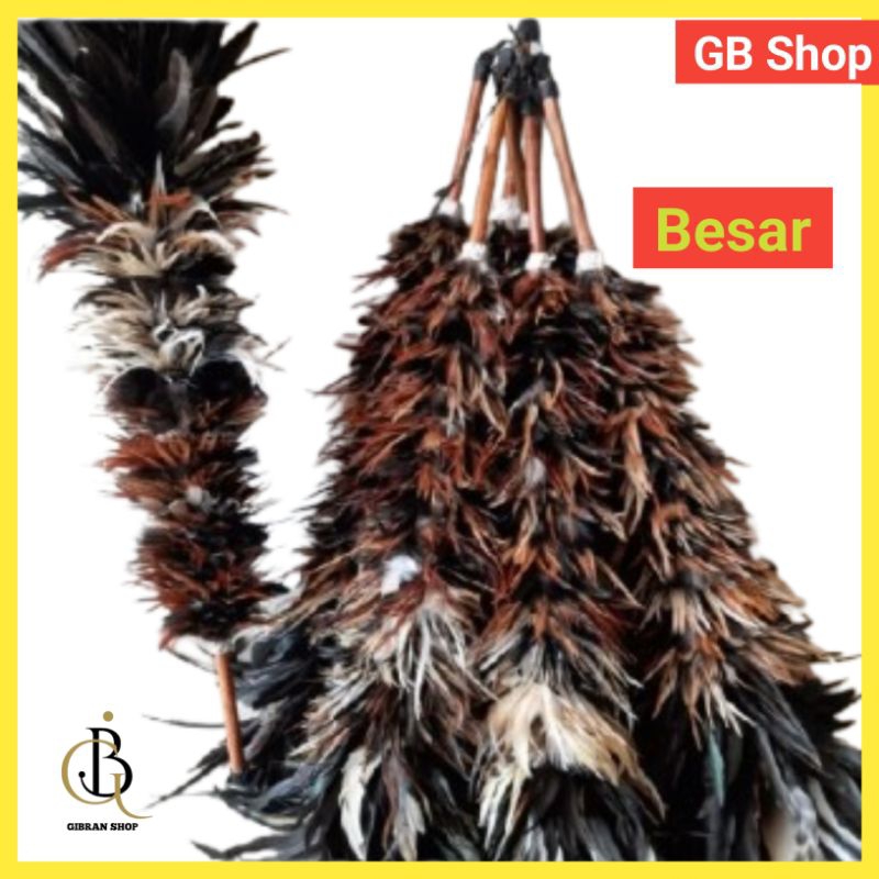 Jual sulak bulu ayam besar murah, Kemoceng bulu ayam besar kwalitas ...